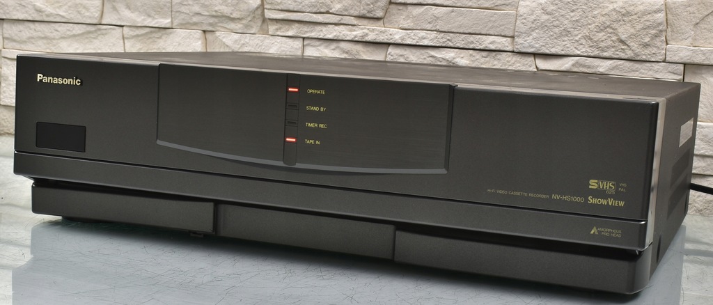 PANASONIC NV-HS1000 MONTAŻOWY MAGNETOWID S-VHS - 12690363038 ...