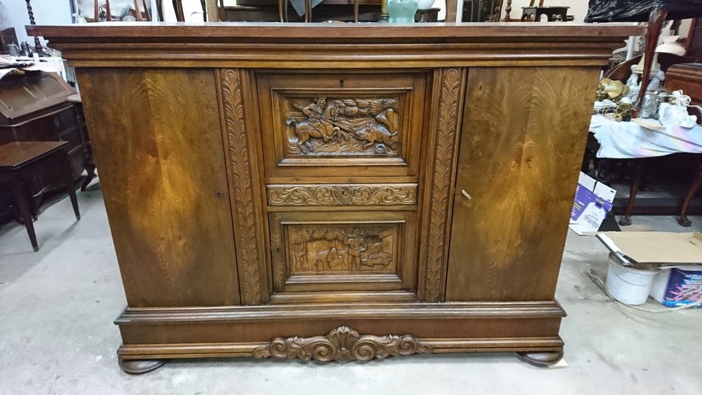 Komoda Barek Antyk Dębowy po renowacji nr d 503 - 8707147328 ...