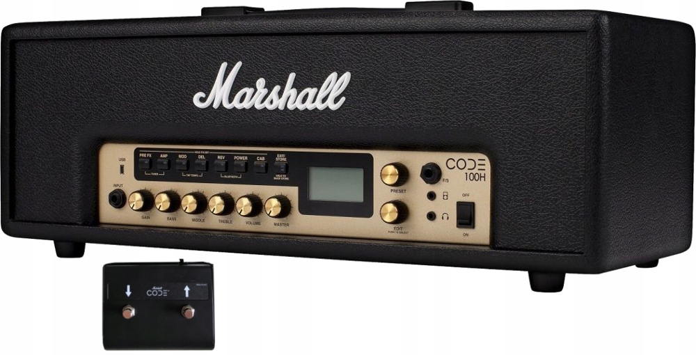 Купить Гитарный усилитель Marshall CODE 100H HEAD: отзывы, фото и ...