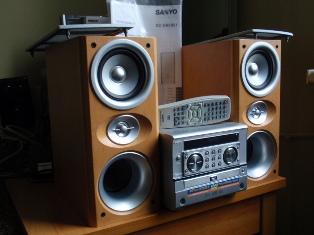 DOMOWY SYSTEM AUDIO SANYO DC-DAV821 Z (RDS)-STAN!! - 8167841030 ...