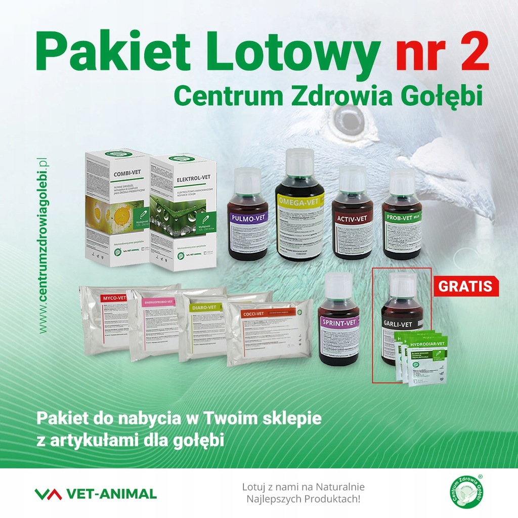 Zestaw lotowy nr 2 GRATISY Centrum Zdrowia Gołębi - 11649382086 - oficjalne archiwum Allegro