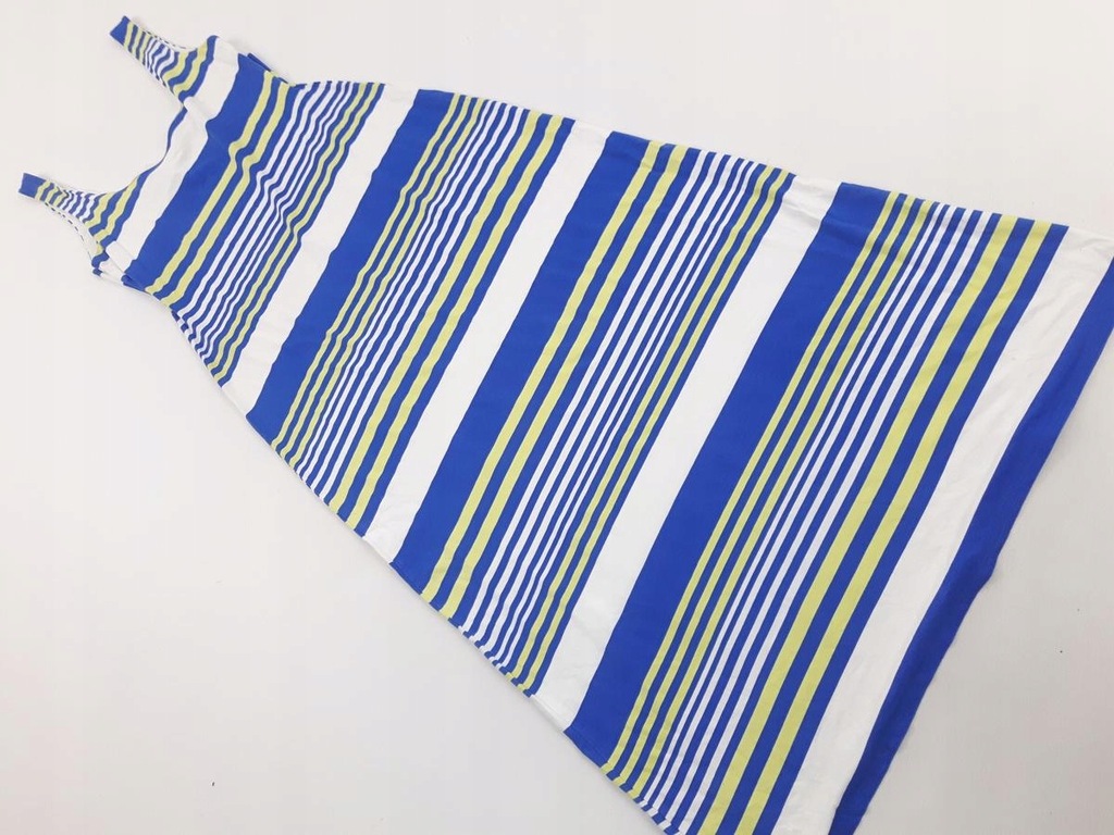 JANE NORMAN dresowa SUKIENKA MAXI w paski _ 40 - 13940192721 ...