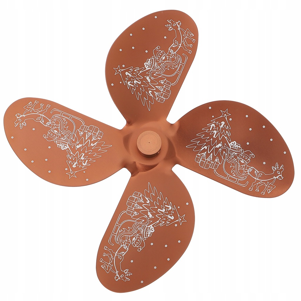 WOOD STOVE 4 BLADE FOR HEAT POWERED FAN FIREPLACE - 14867205358 ...