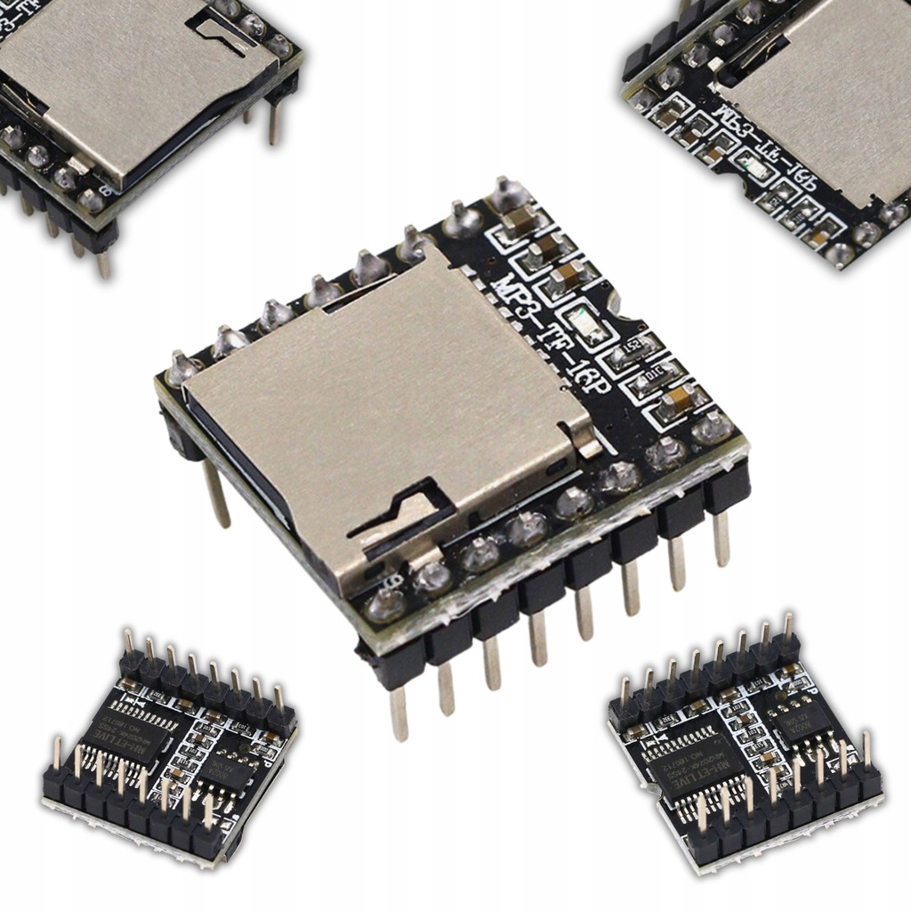 MODUŁ ODTWARZACZ DŹWIĘK MP3 SD STM32 WMA TF-16P DFPlayer ZGODNY Z ...