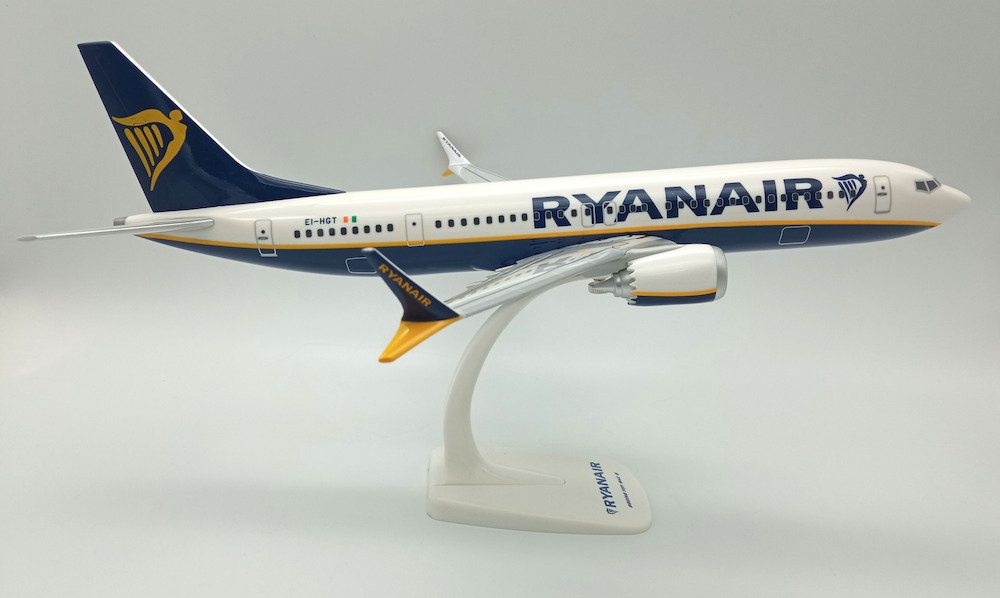 Model samolotu Boeing 737MAX8 Ryanair 1:100 EI-HGT - 14091726289 ...