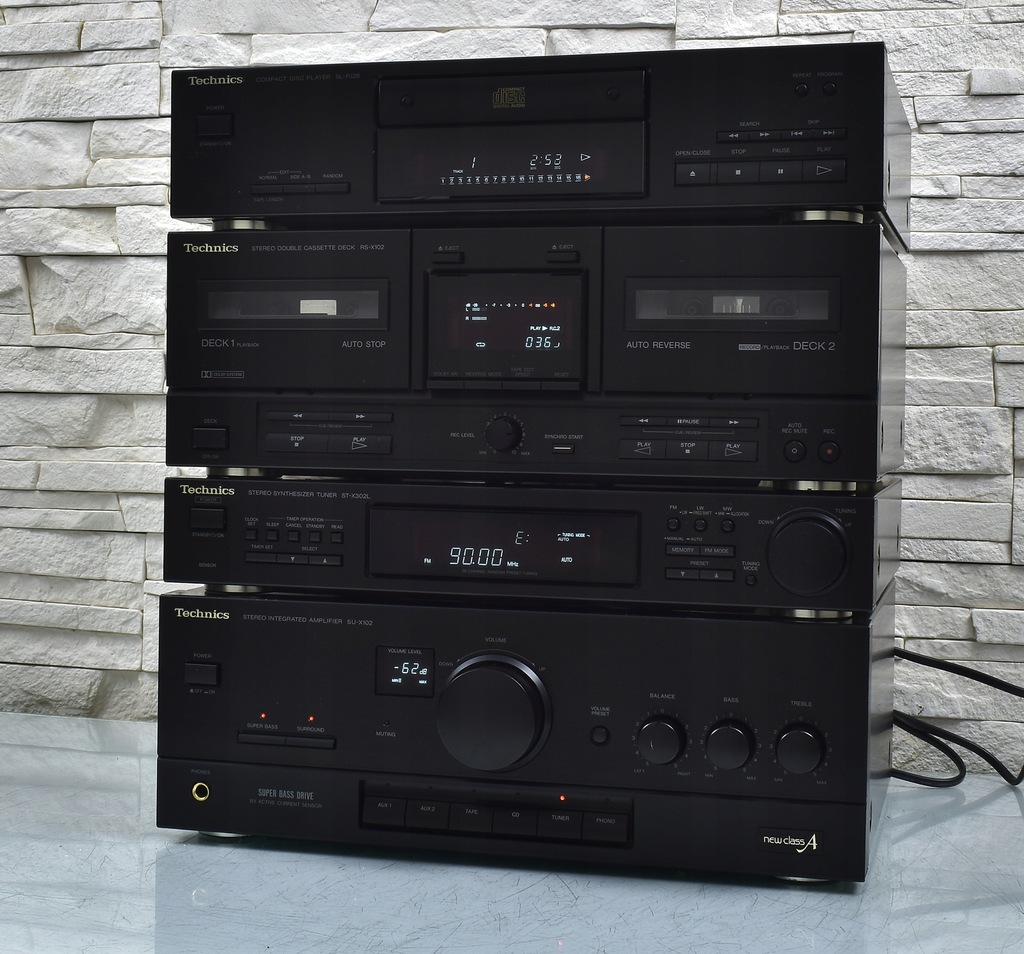 TECHNICS SU-X102 PIĘKNIE GRAJĄCA WIEŻA STEREO - 12789142809 - oficjalne ...