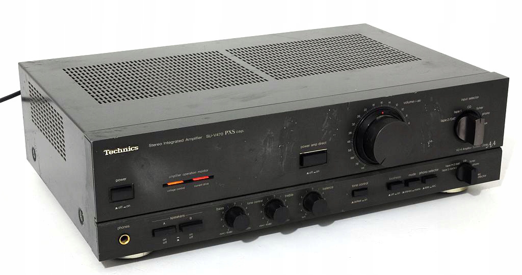 TECHNICS SU-V470 SOLIDNY WZMACNIACZ STEREO ! - 12440636383 - oficjalne archiwum Allegro