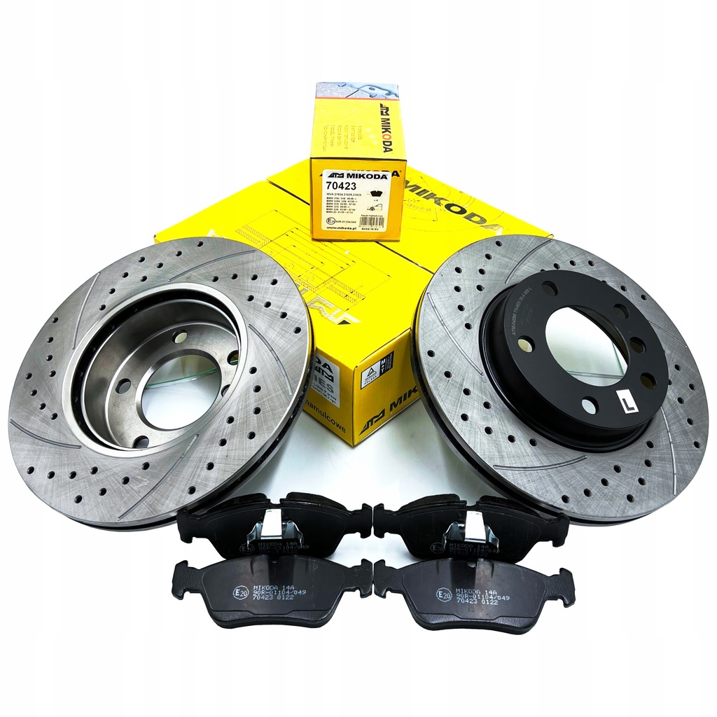 Komplet Tarcze + Klocki MIKODA BMW E46 Coupe PRZÓD - 12150688773 ...