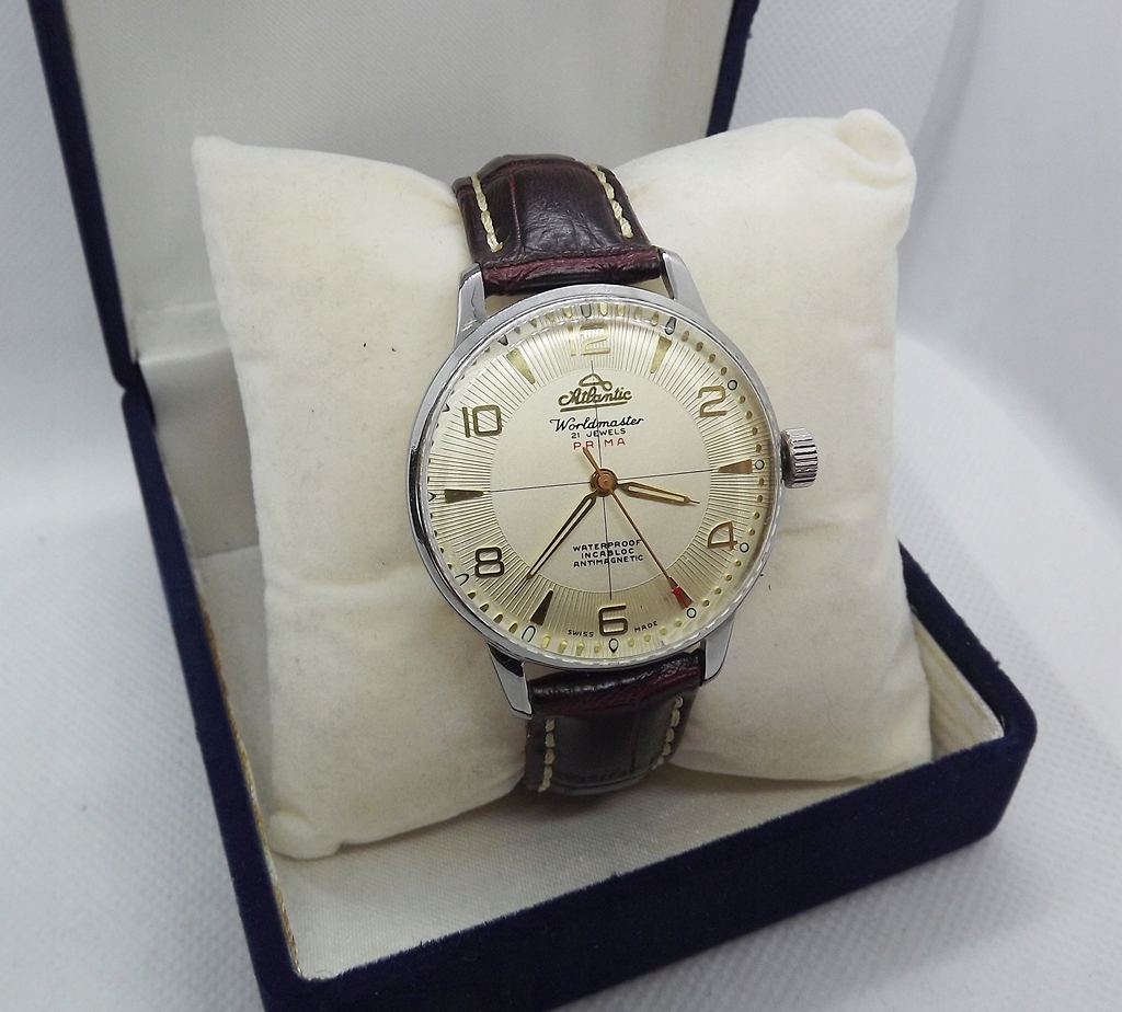 ATLANTIC WORLDMASTER PRIMA 21 JEWELS .. SPRAWNY - 13687707496 ...