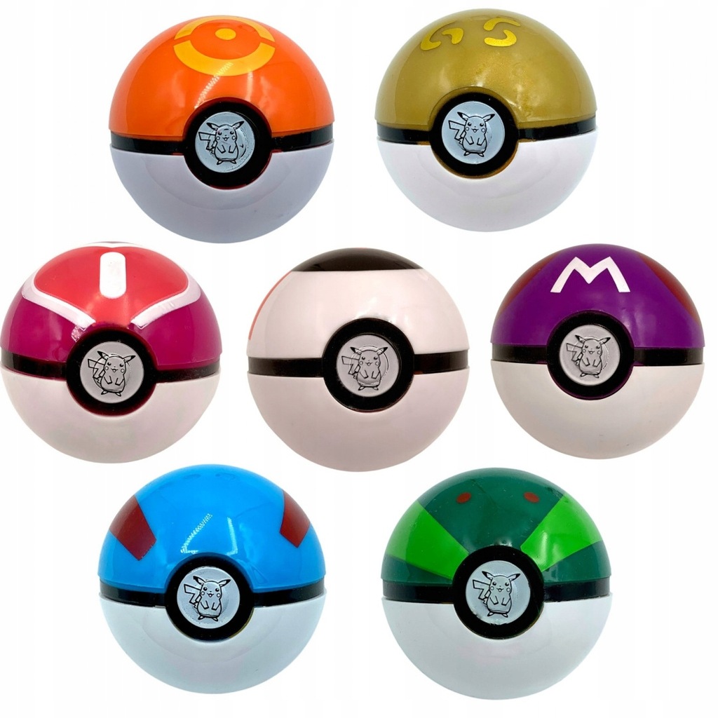 POKEBALL 7 SZT POKEMONY POKEMON GO FIGURKI GRATIS - 12783074856 ...