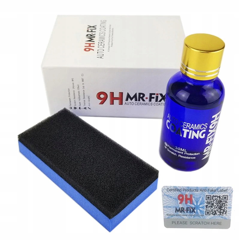 POWŁOKA CERAMICZNA 9H MR FIX CERAMIKA 30ml LAKIER - 10148545011 - oficjalne archiwum Allegro