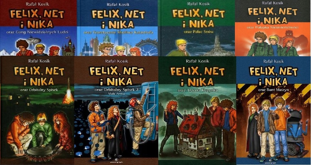 Felix Net i Nika t.1 +2+3+4+5+6+7+8 Kosik - 11606841439 - oficjalne ...