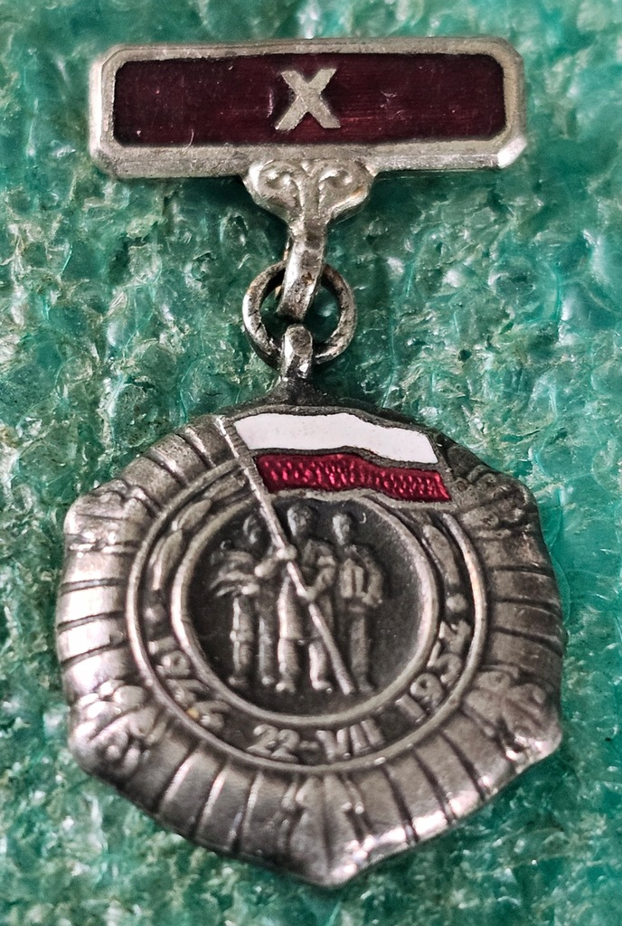ODZNACZENIE X-LECIE PRL 1944-1954 PRL- MINIATURKA - WERSJA SREBRNA - 16459327025 - oficjalne ...