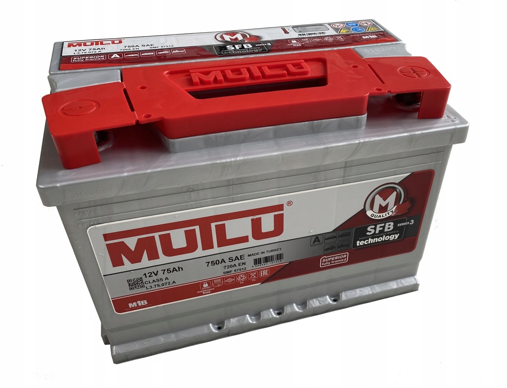 Akumulator MUTLU SERIES 3 12V 75Ah 720A - 11321580134 - oficjalne ...