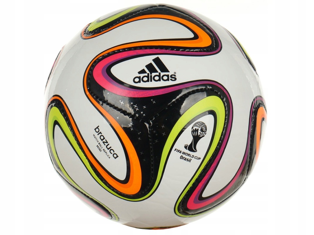Sportowa Piłka mała ADIDAS Brazuca Mini G73637 - 8708842626 - oficjalne ...