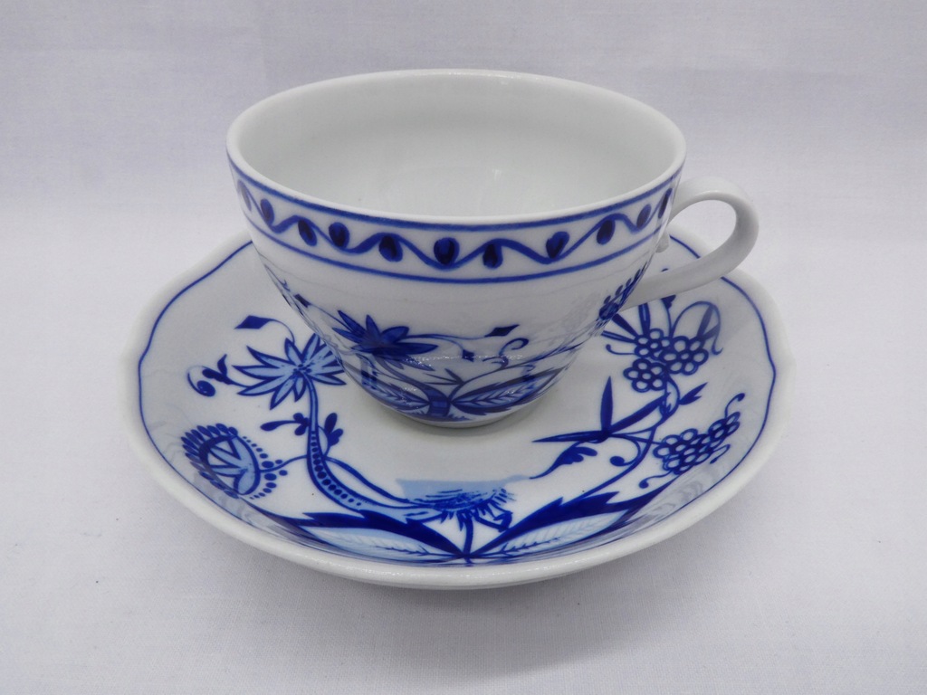 FILIŻANKA KAHLA WZÓR CEBULOWY 3-253-254 - 13442270554 - oficjalne archiwum Allegro