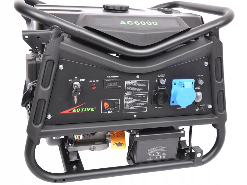 Agregat prądotwórczy ACTIVE AG 6000 5500W 230V - 12627344749 ...