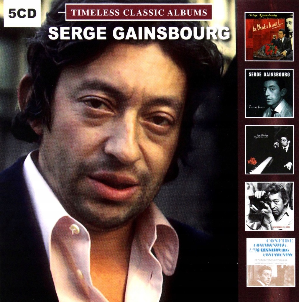 SERGE GAINSBOURG: TIMELESS CLASSIC ALBUMS [5CD] - 10878636118 ...