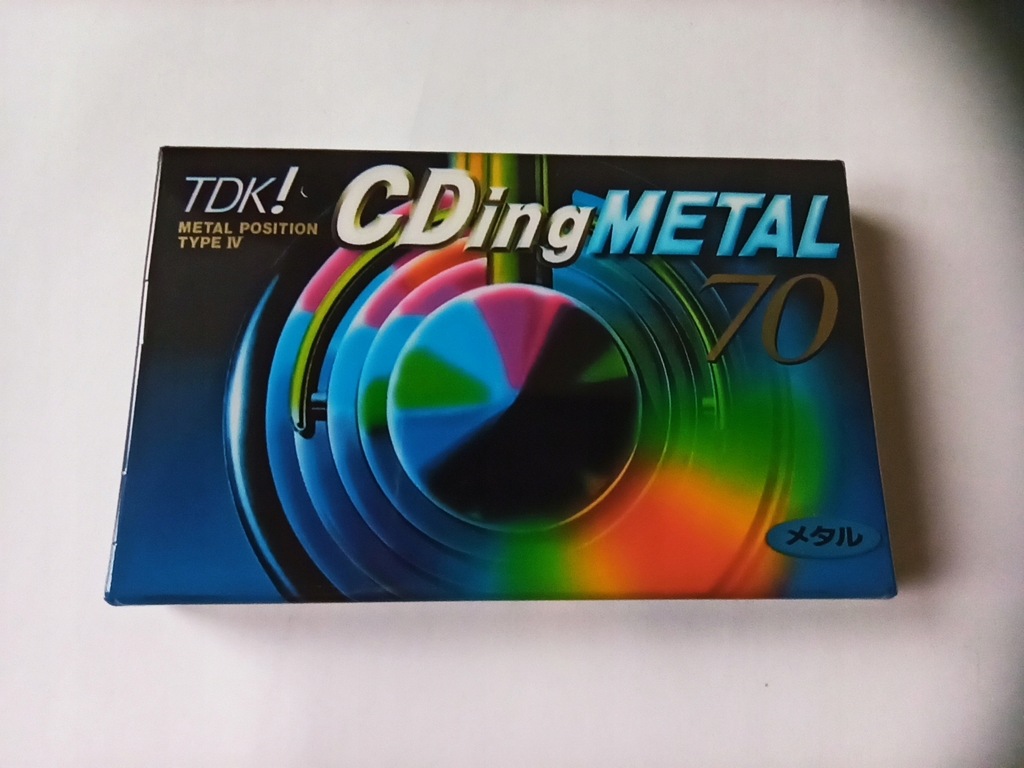 TDK CDing IV Metal 70 1997r NOWA 1szt - Japan wyd. - 12759447099 ...