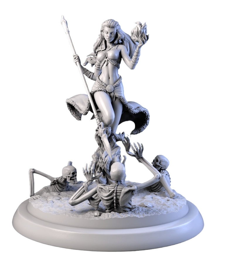 Pey mage necromancer figurka rpg druk 3d 8k - 13529176588 - oficjalne archiwum Allegro