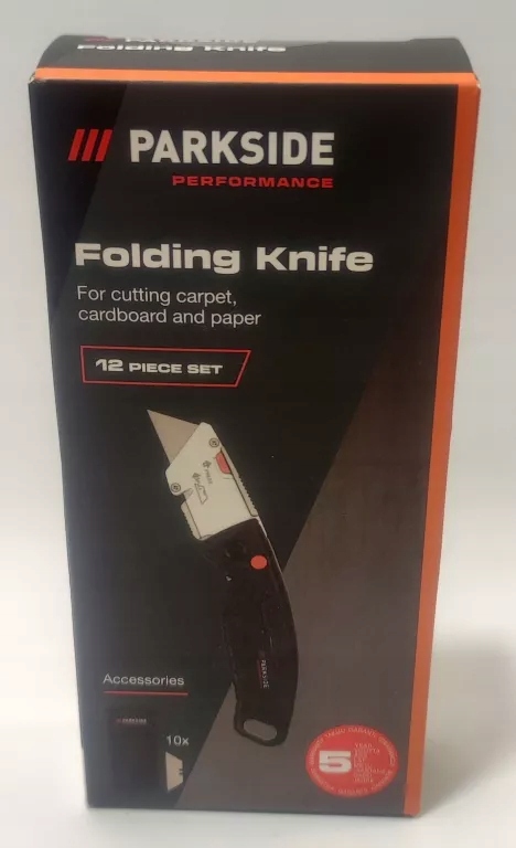 NÓŻ PARKSIDE FOLDING KNIFE / NÓŻ SKŁADANY - 17415950071 - oficjalne ...