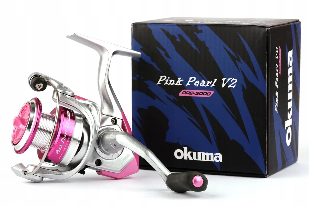KOŁOWROTEK SPINNINGOWY OKUMA PINK PEARL V2 PP2 - 11160343820 - oficjalne archiwum Allegro