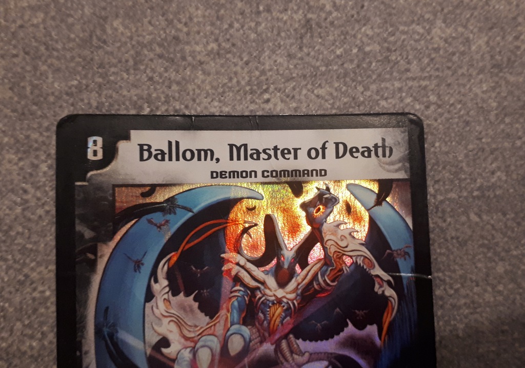 Duel Masters HOLO BALLOM,MASTER OF DEATH SUPERRARE - 8819741292 - oficjalne archiwum Allegro