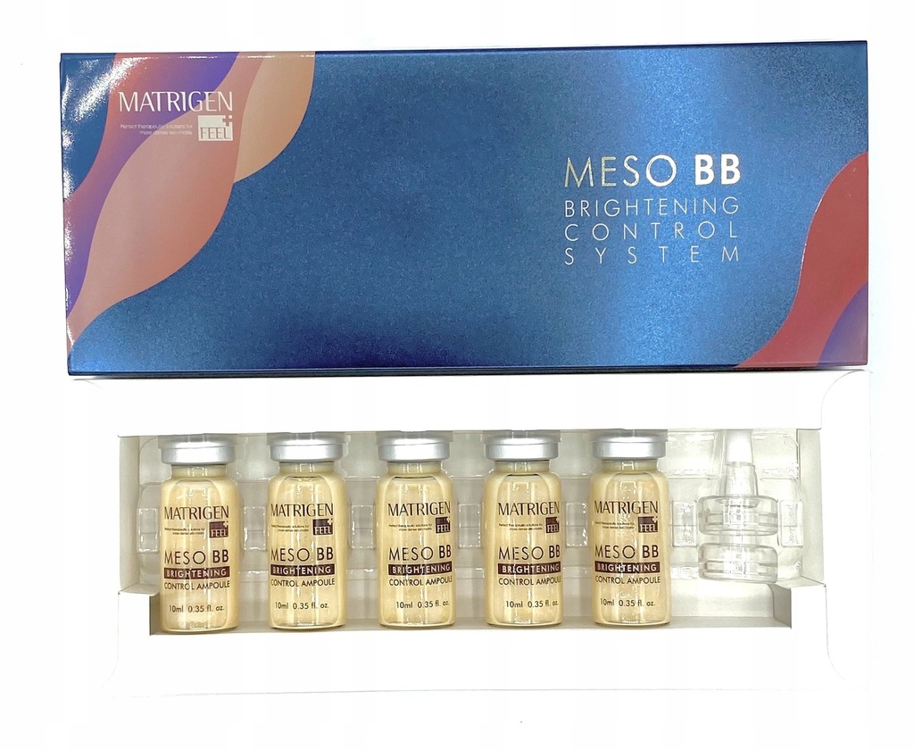 Meso BB Matrigen Serum z Pigmentem Zestaw 5x10 ml - 10696278175 - oficjalne archiwum Allegro