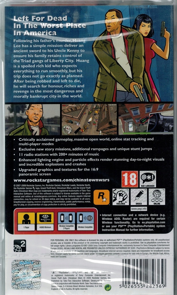 Купить Grand Theft Auto GTA Chinatown Wars новая игра для PSP: отзывы ...