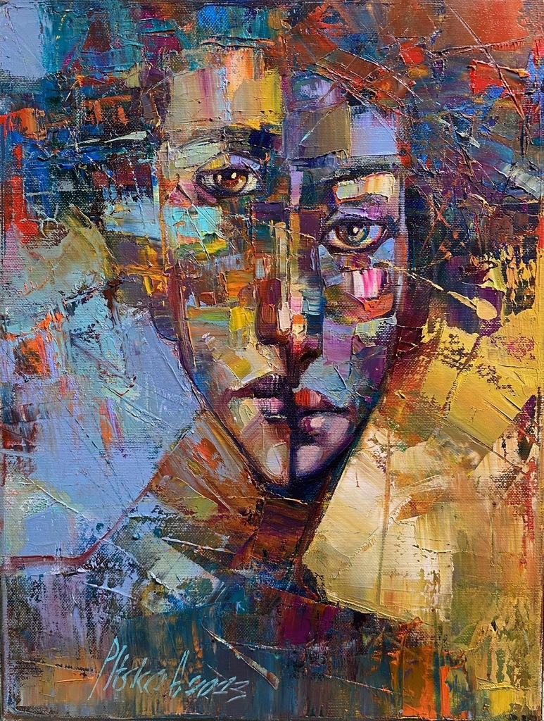 Pitsko Gienadij Obraz olejny Dwie osobowości - 13426759448 - oficjalne ...