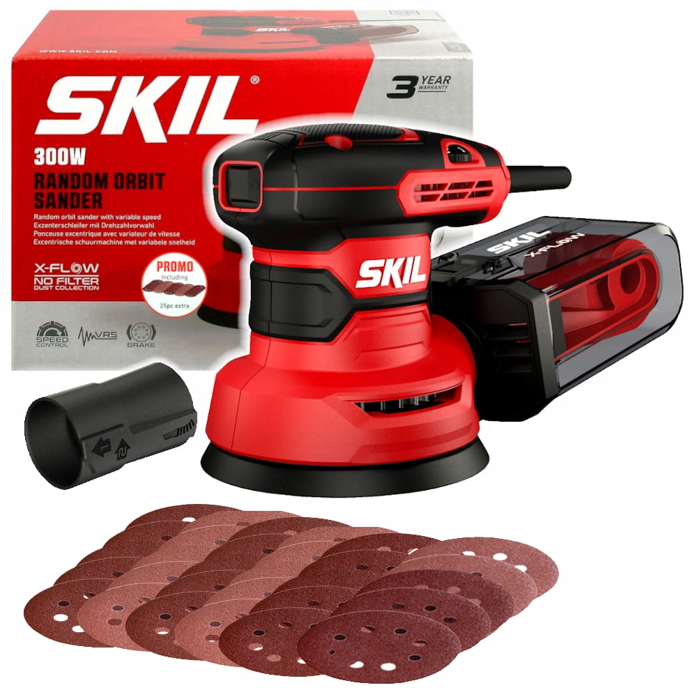 Szlifierka mimośrodowa Skil 7471 AB 300W 125mm - 12629843532 ...