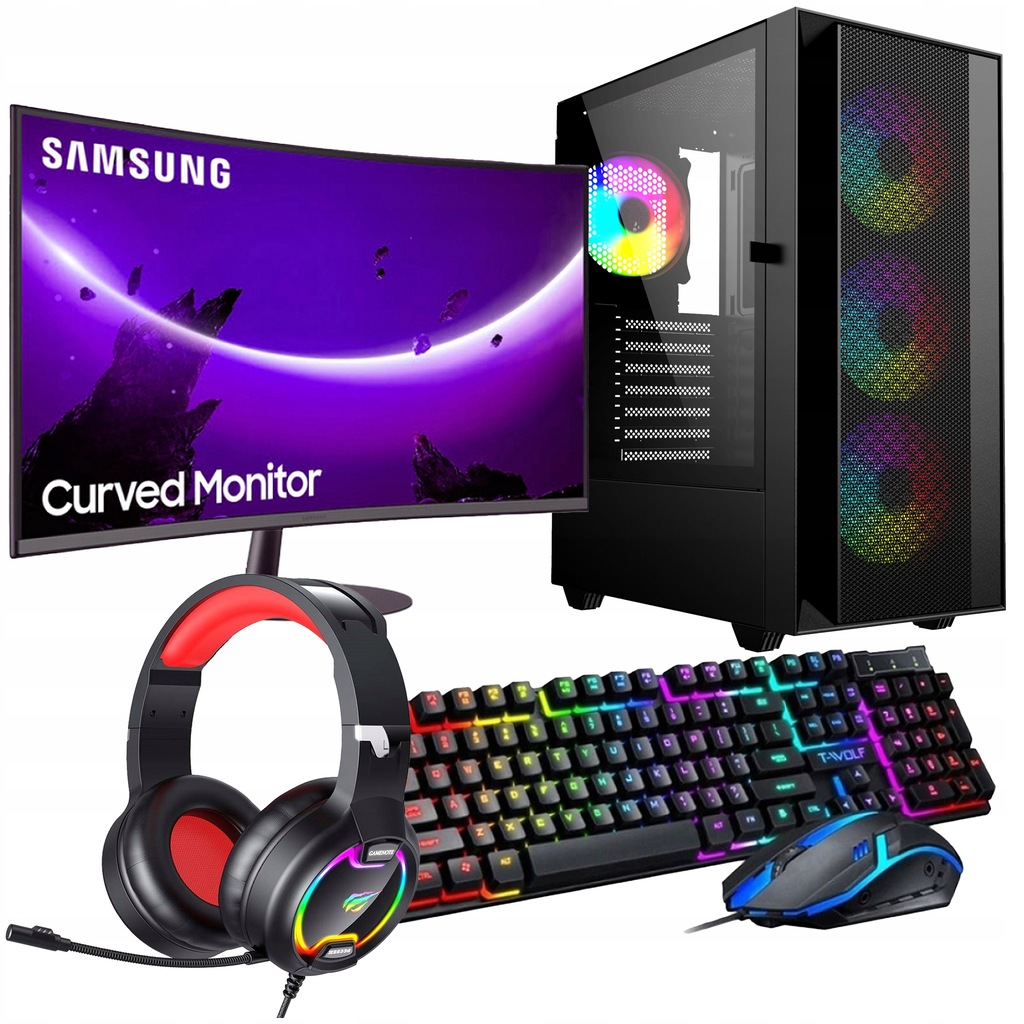 ZESTAW KOMPUTER GAMINGOWY|RX5700XT|RYZEN 7|32GB - 13831756327 ...