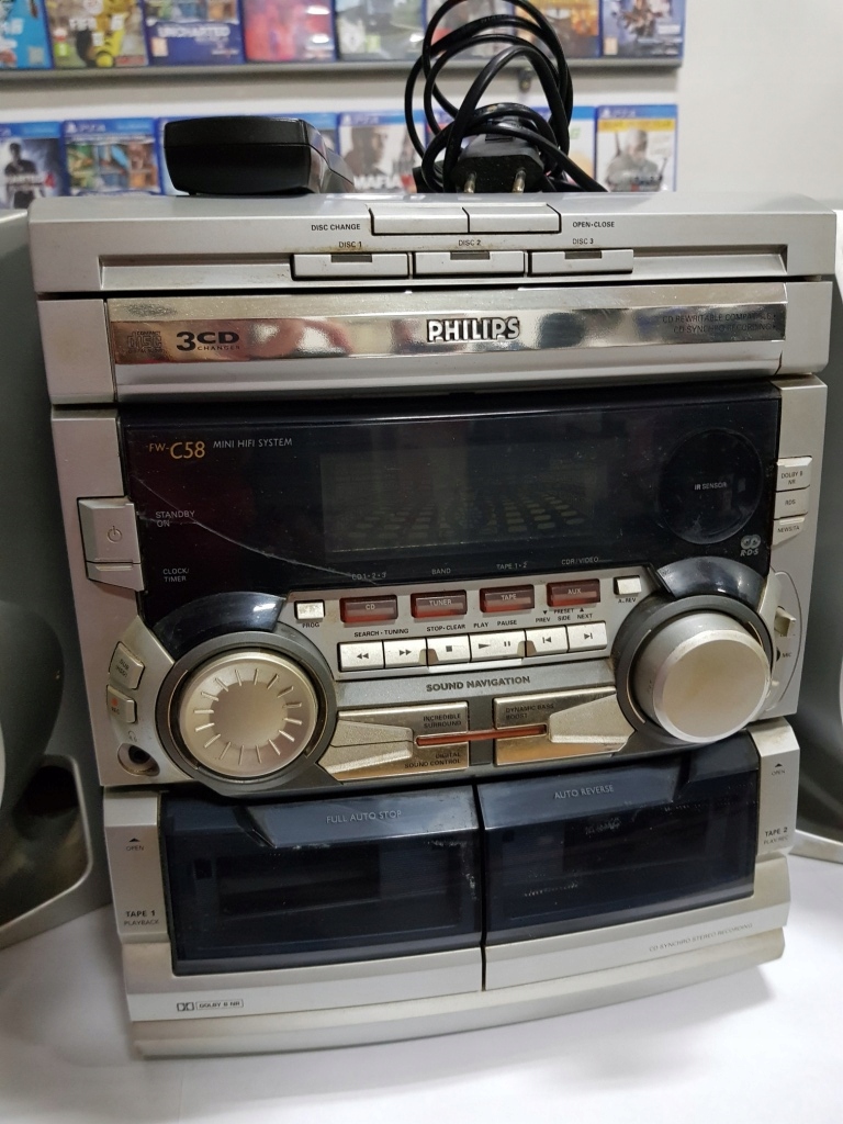 WIEŻA PHILIPS FW-C58/34 STAN DOBRY GWR - 11535053766 - oficjalne ...