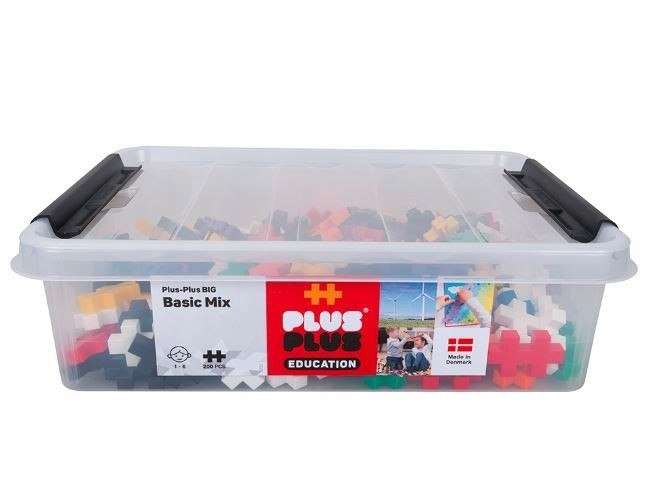 Klocki Plus Plus Big - Kolory podstawowe 200 eleme - 12783196497 - oficjalne archiwum Allegro