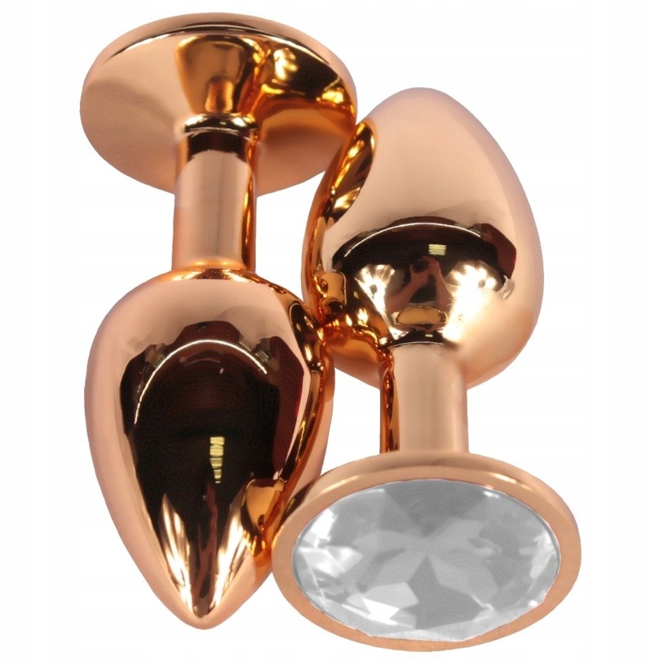WTYCZKA ANALNA OZDOBNA GOLD DIAMOND PLUG CRISTAL - 8567520219 - oficjalne archiwum Allegro