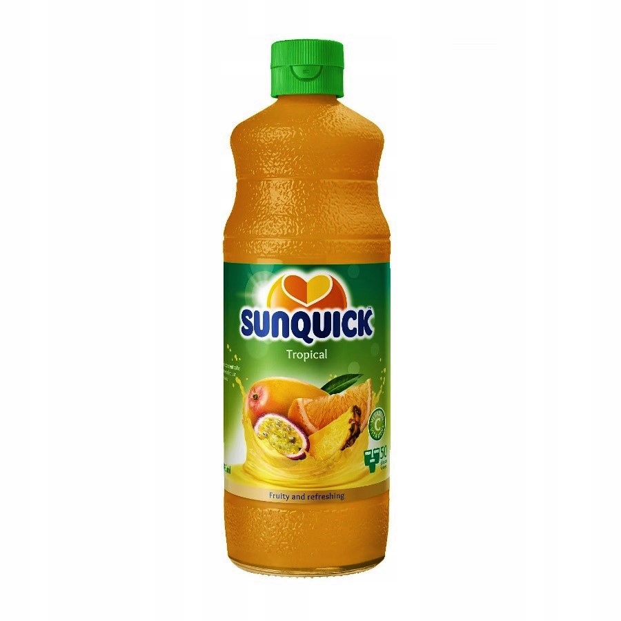 Syrop z owoców tropikalnych 840ml SUNQUICK - 12801036428 - oficjalne archiwum Allegro