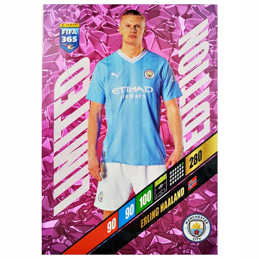 Karta PANINI FIFA 365 2024 Erling HAALAND XXL LIMITED EDITION ...