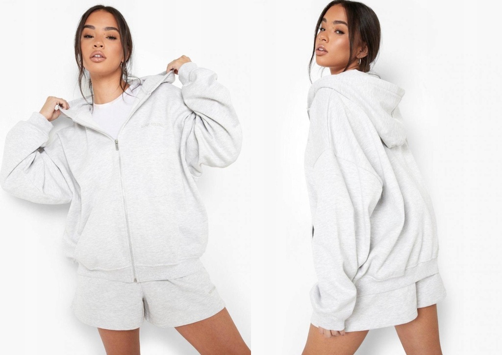 BOOHOO KLASYCZNA ROZPINANA BLUZA Z KAPTUREM XL - 13968820868 - oficjalne archiwum Allegro