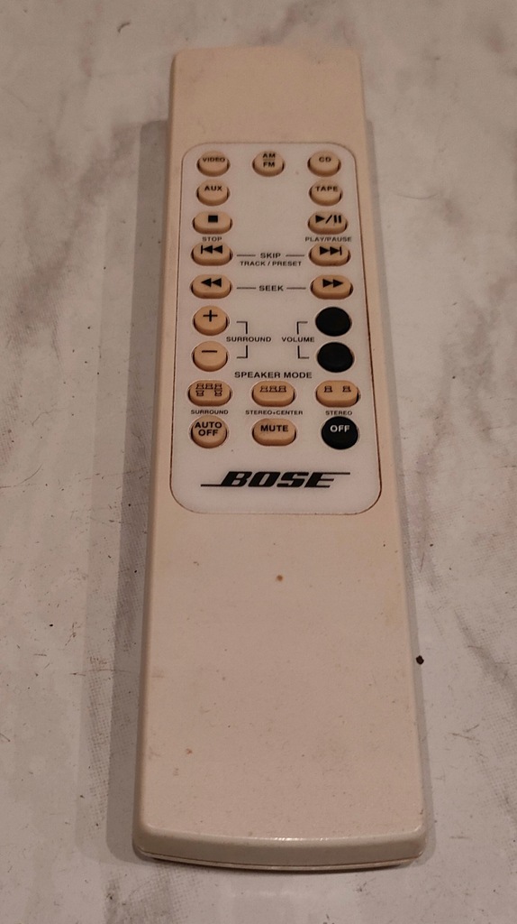 Pilot Bose RC-9 oryginalny - 13260167838 - oficjalne archiwum Allegro