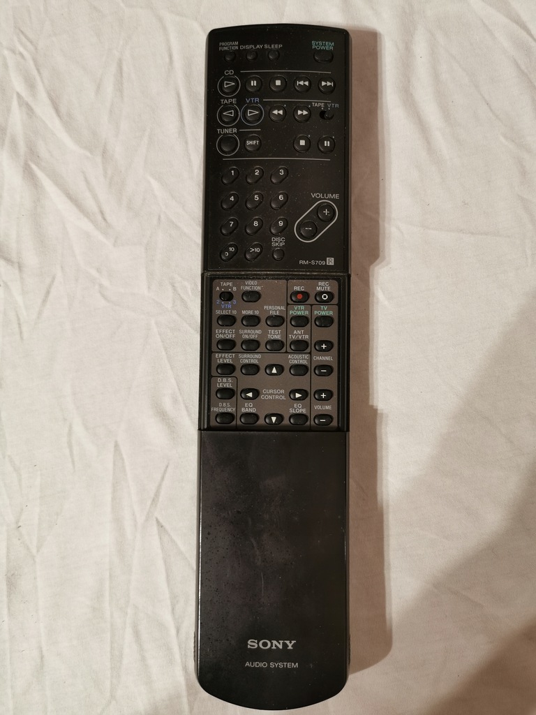 Pilot SONY RM-S709 #Wzmacniacz CD korektor# - 8602618611 - oficjalne archiwum Allegro