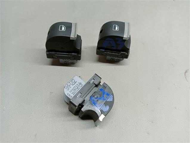 PRZYCISK SZYBY AUDI A3 8P LIFT CHROM 4F0959855B - 13105894905 ...