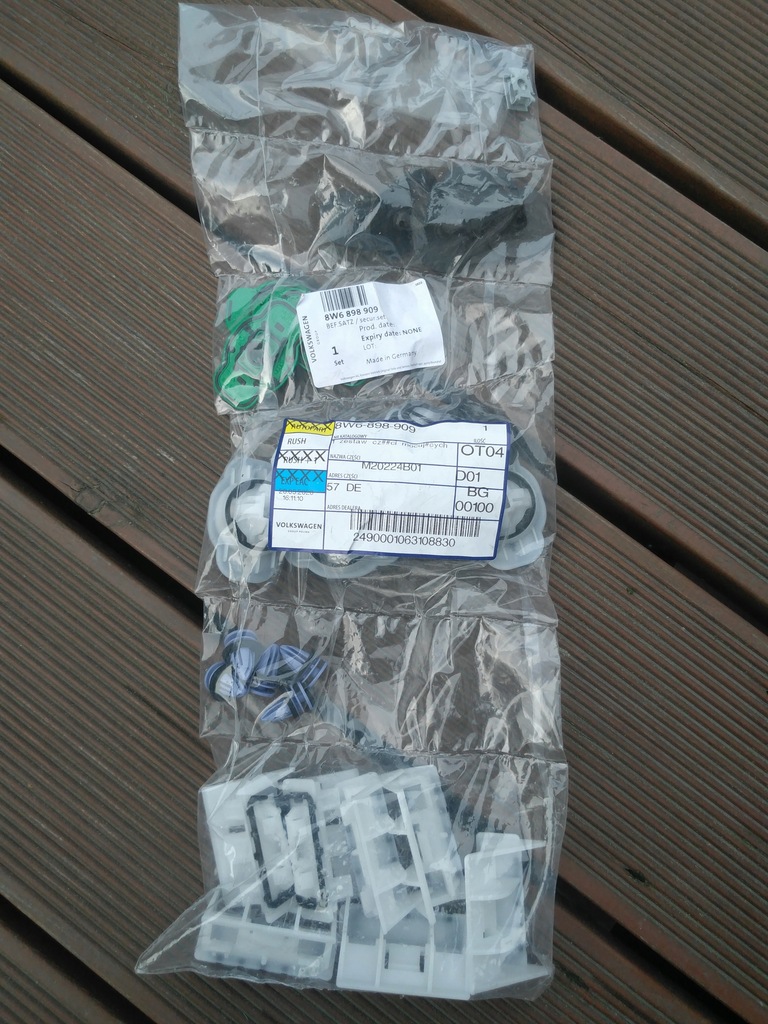 Zestaw części mocujących Audi A5 8W 8W6898909 - 9666176991 - oficjalne ...