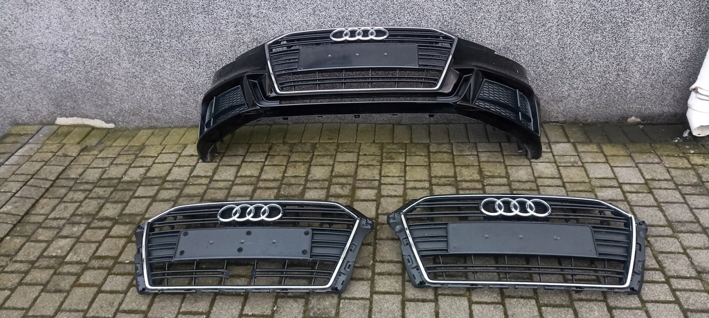 ZDERZAK PRZEDNI AUDI A3 8V5 LIFT S-LINE SEDAN 6PDC - 13480571791 - oficjalne archiwum Allegro