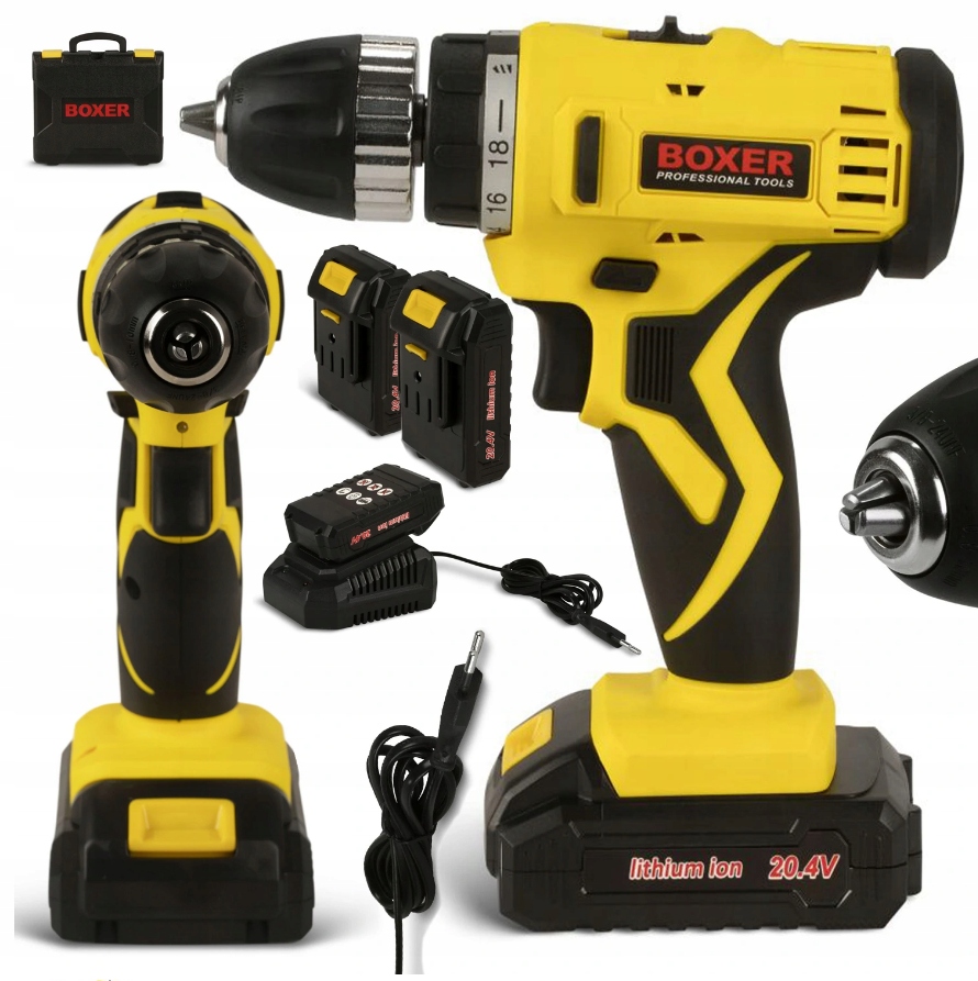 Wkrętarka akumulatorowe Boxer SR-017 20 V - 12261839231 - oficjalne archiwum Allegro