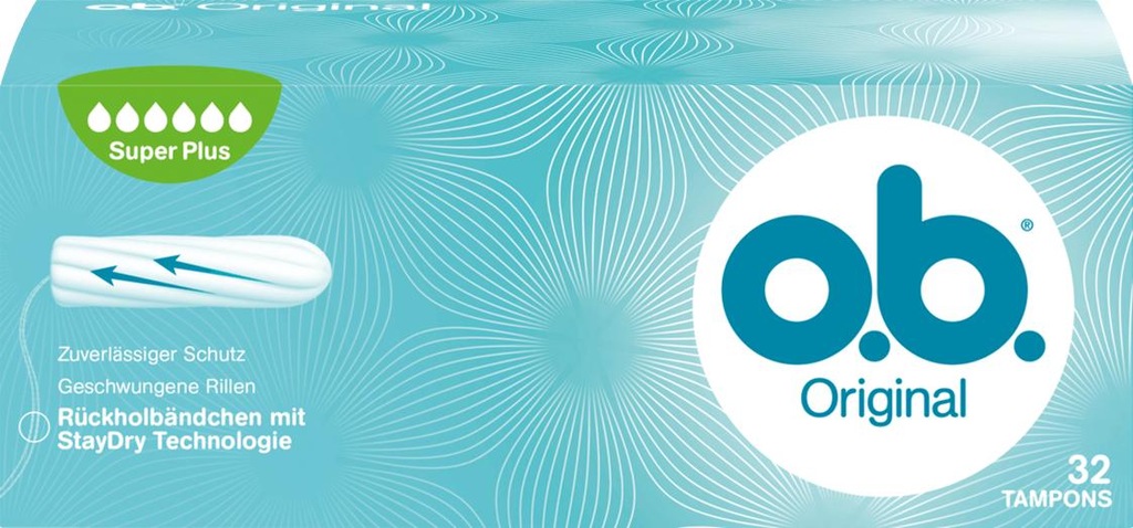 OB ORIGINAL SUPER PLUS TAMPONY 32 szt DE - 9264881837 - oficjalne ...