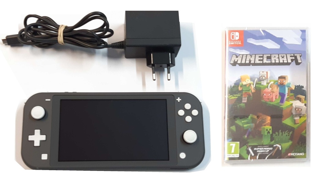 KONSOLA NINTENDO SWITCH LITE + MINECRAFT - 12247369075 - oficjalne ...