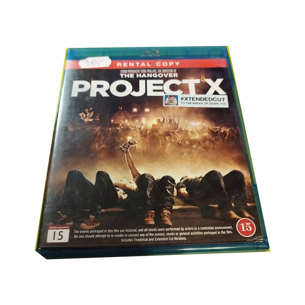 Film POJECT X płyta Blu-ray NOWA - 13667126977 - oficjalne archiwum Allegro