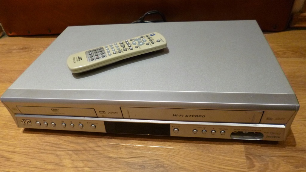 JVC HR-XV28 combo DVD magnetowid VHS + pilot - 13454470471 - oficjalne archiwum Allegro