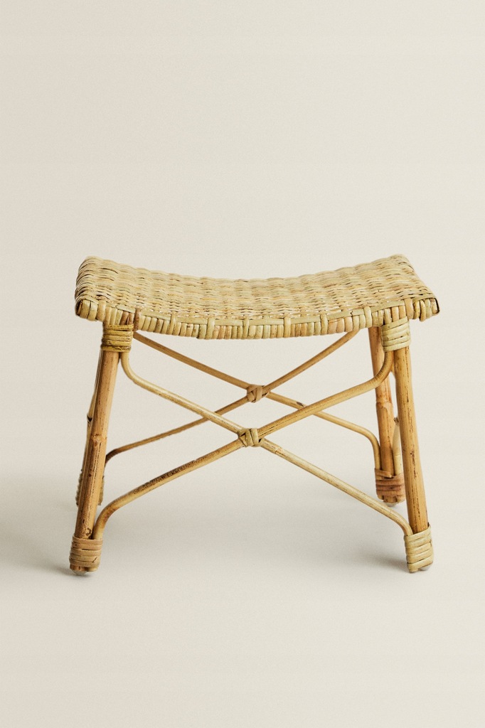 ZARA HOME taboret rattan ogród salon 2 sztuki - 11682478123 - oficjalne ...