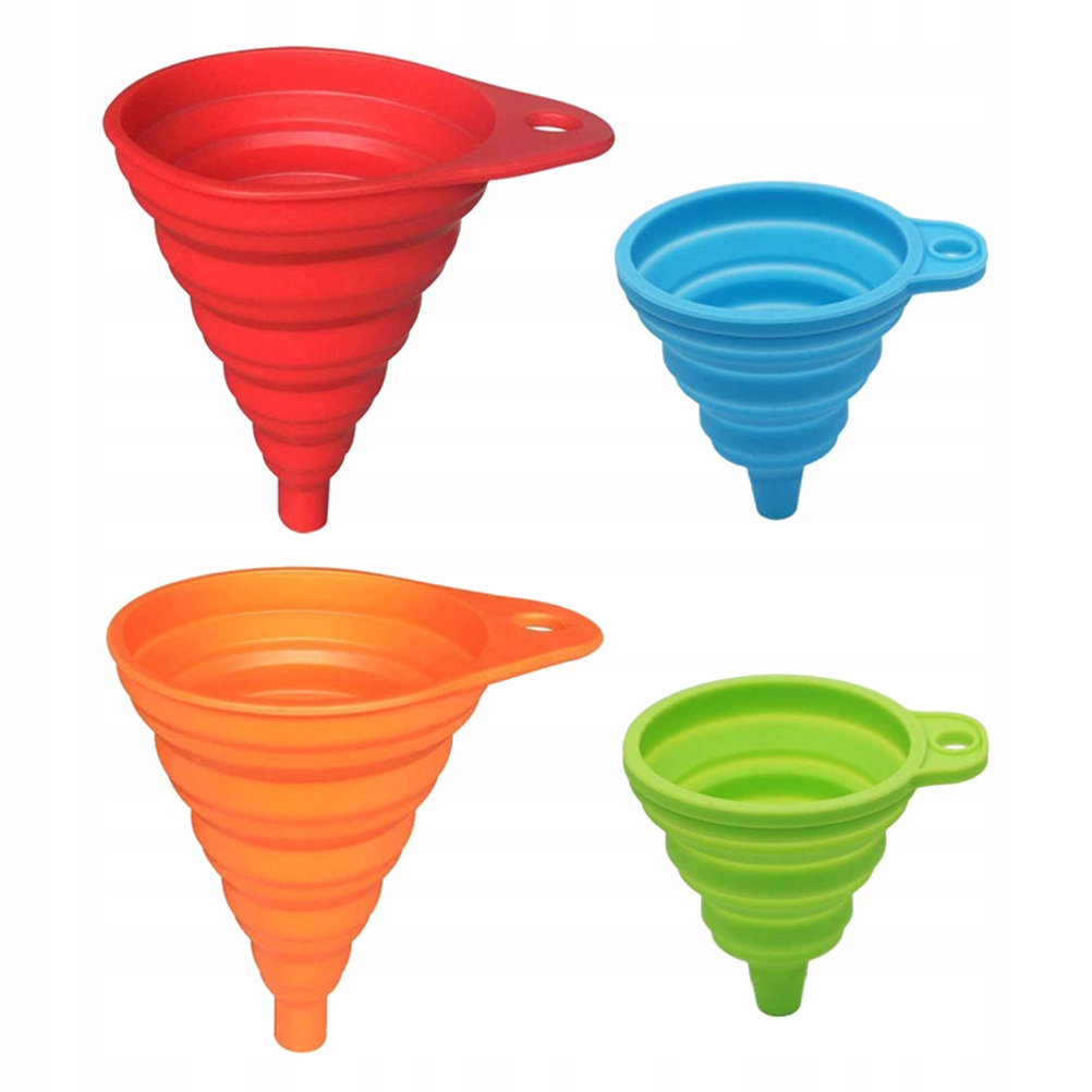 4 Silicone Collapsible Funnel Foldable Canning Jar - 13570312597 ...